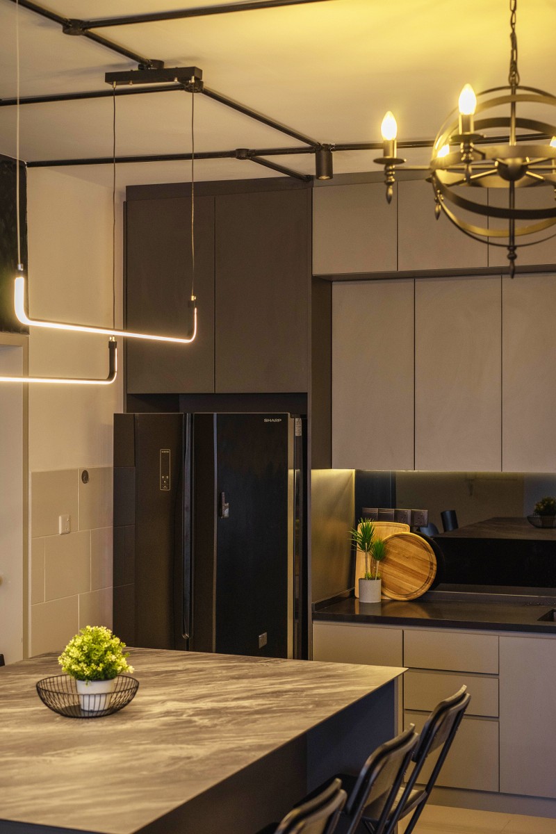 Grey Industrial Minimalist Home at Trinity Lemanja - DCS Creatives